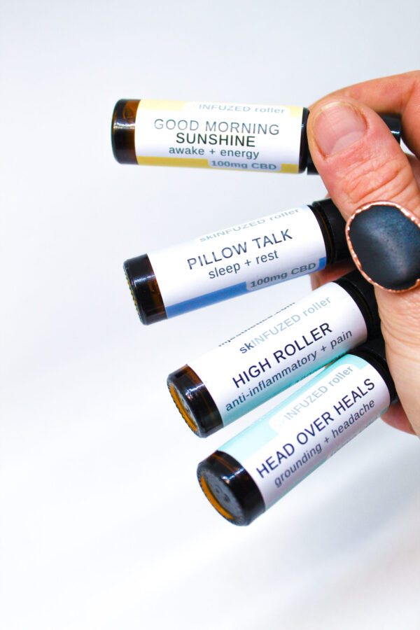 CBD Rollerball for Pain | Shop skINFUZED | MJ Esthetics